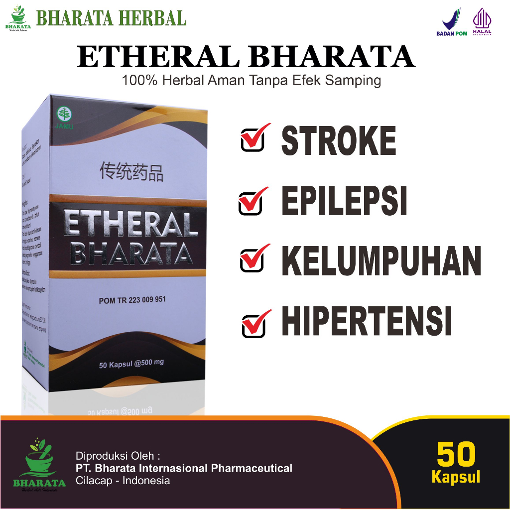 Jual Obat Epilepsi Kejang ETHERAL BHARATA Obat Ayan Stroke Saraf Stroke ...