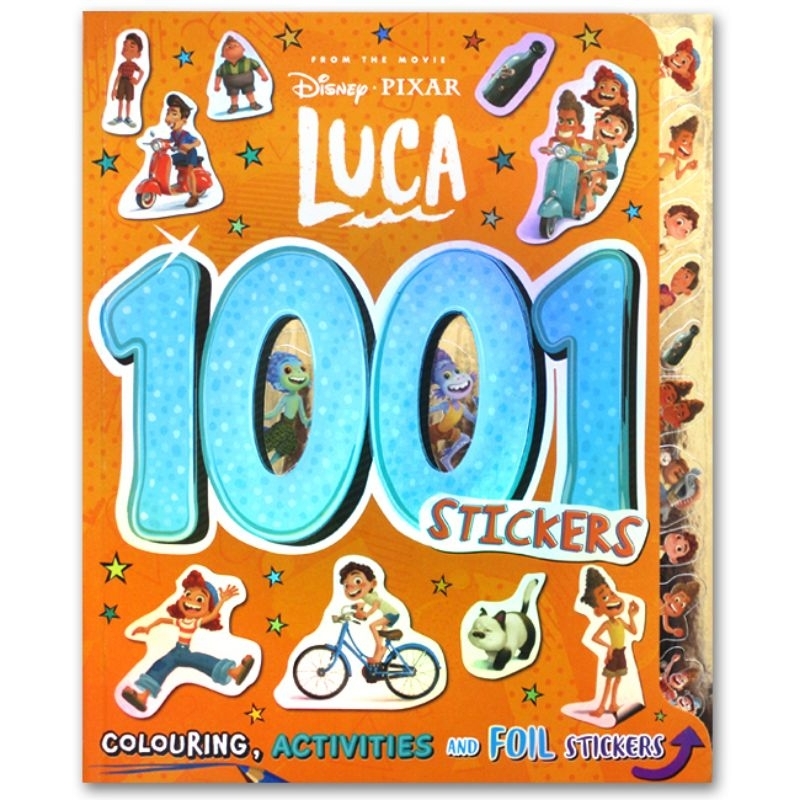 Jual DISNEY PIXAR LUCA 1001 STICKERS BOOK (INCLUDES COLORING ...