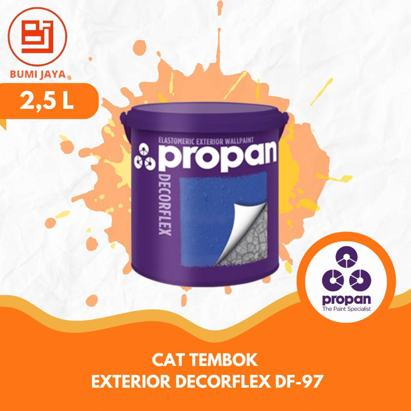 Jual Cat tembok exterior Propan Decorflex DF-97 2.5 Liter | Shopee ...