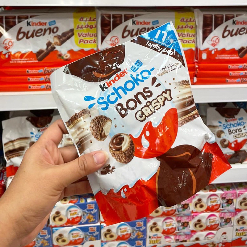 Jual Kinder Schoko Bons Crispy (Family Pack 16pcs) - Original | Shopee ...