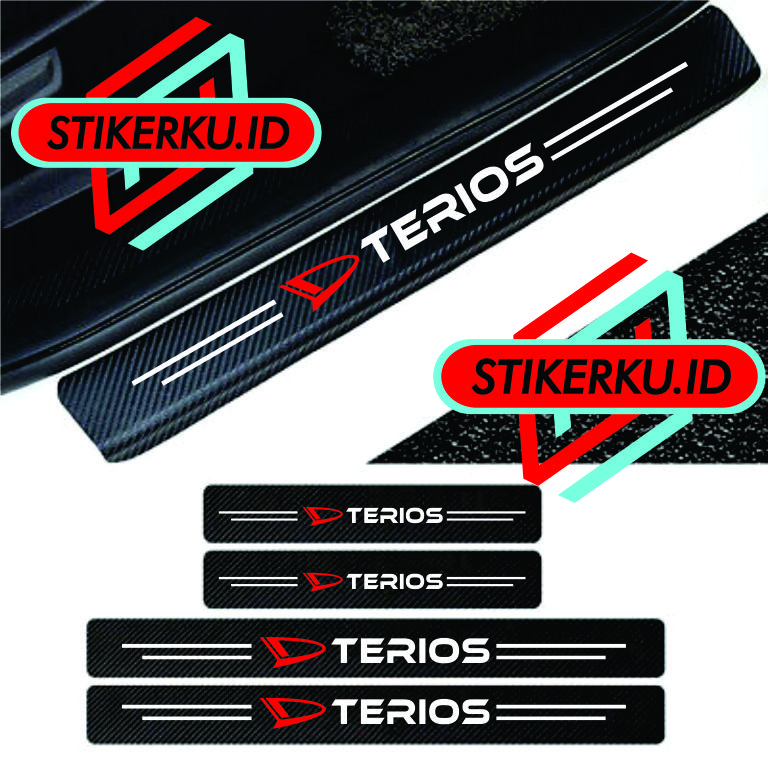 Jual Stiker daihatsu terios Carbon Fiber Pelindung Sticker Anti Gores ...