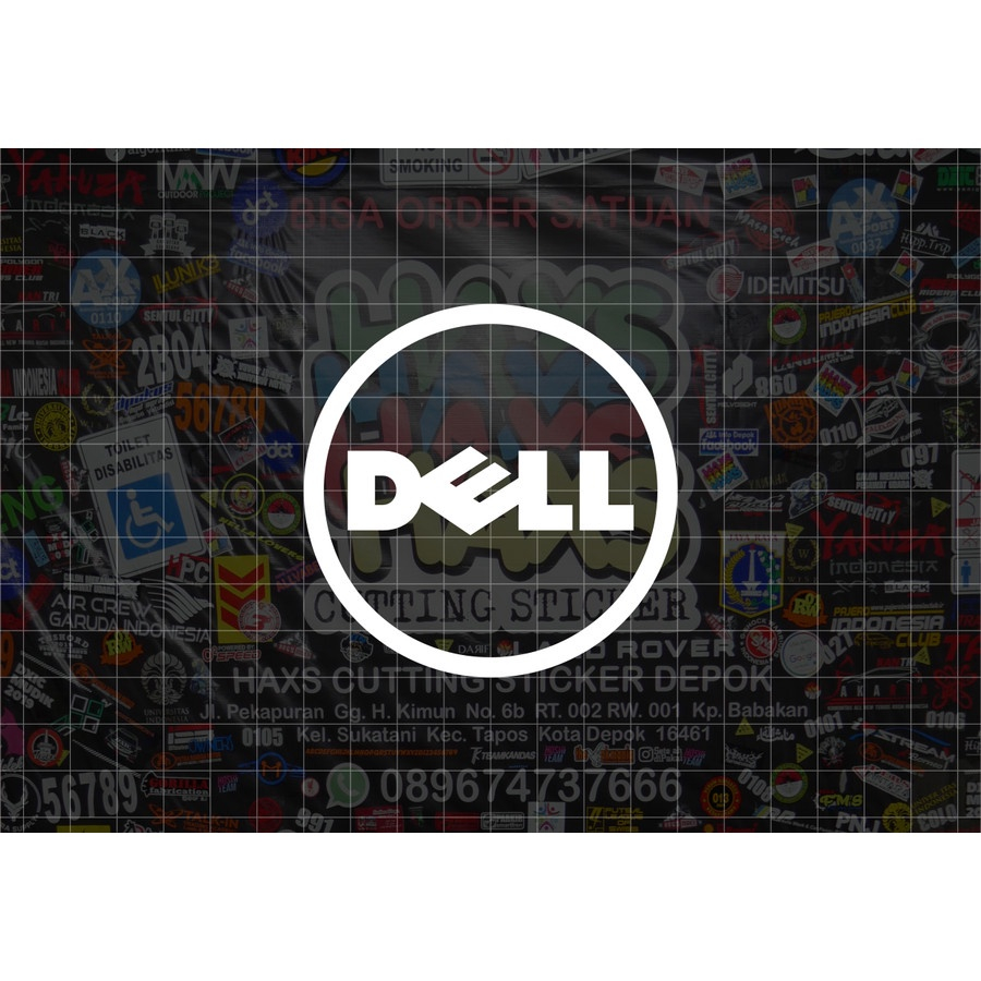 Jual Cutting Sticker Dell Ukuran 12 Cm Untuk Motor Mobil | Shopee Indonesia