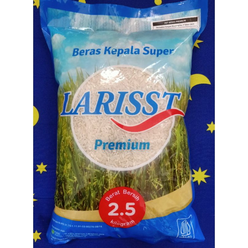 Jual Beras Larisst 2,5 kg | Shopee Indonesia