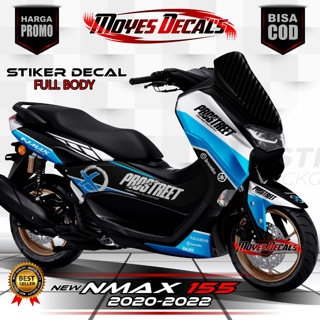 Jual Decal Sticker Yamaha Nmax 155 New Fullbody Decal stiker nmax new ...
