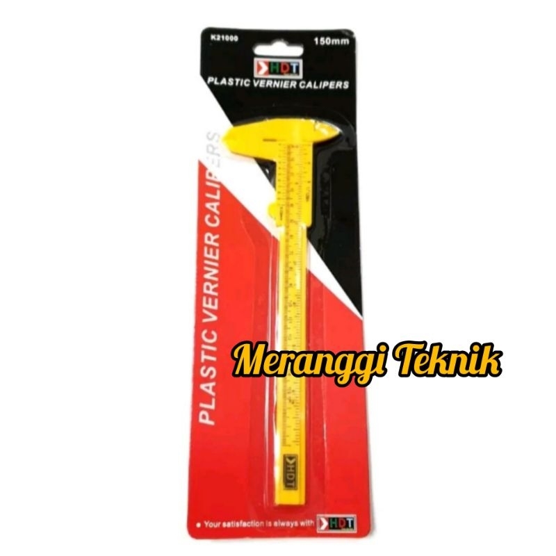 Jual id2067 Jangka sorong sketmat 6" 6 inchi 150 mm plastik HDT stigmat ...