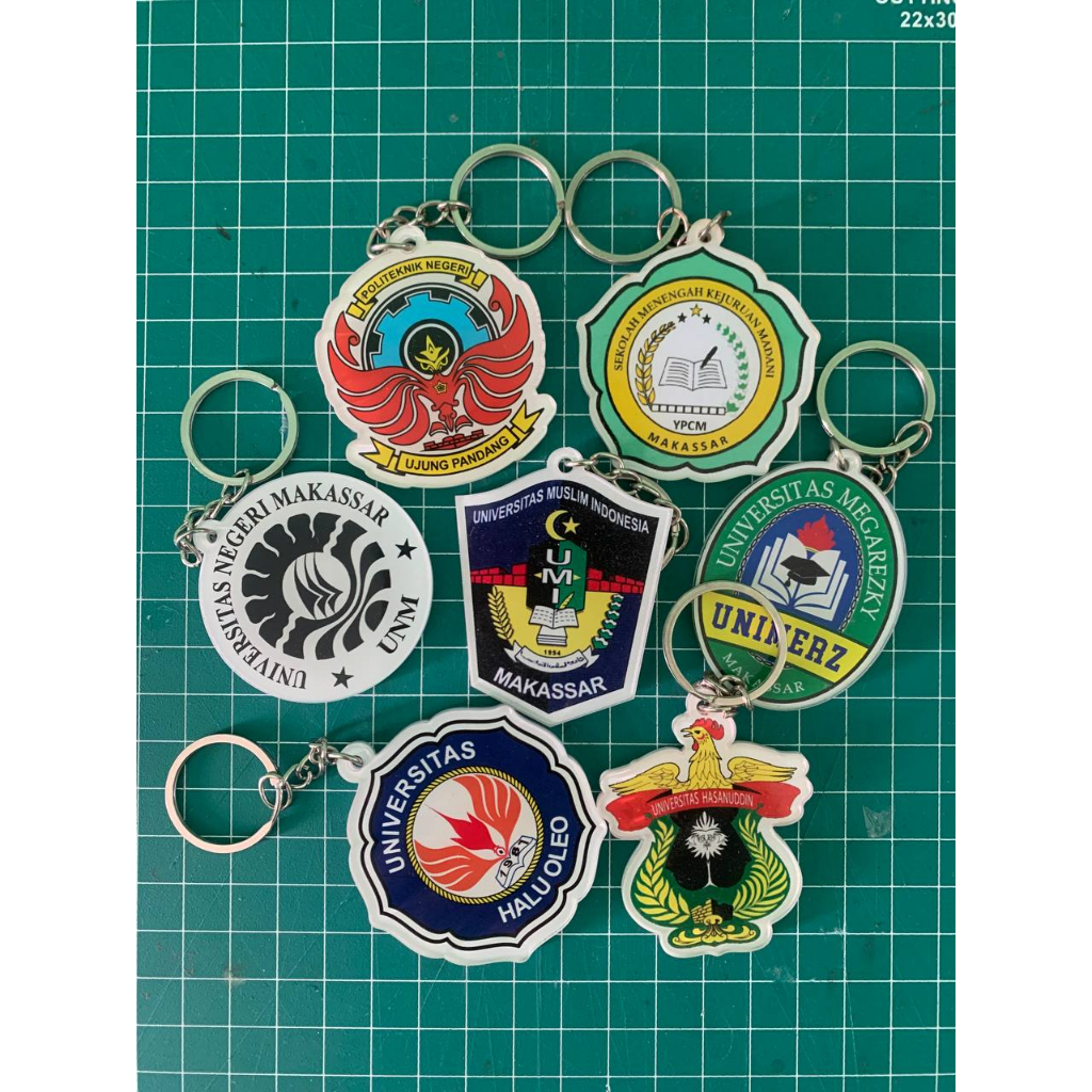 Jual Gantungan Kunci Logo 1 Sisi Gantungan Kunci Costum Gantungan Kunci Akrilik Murah 