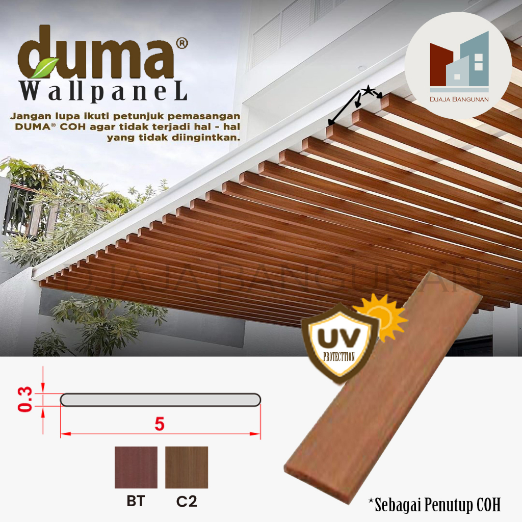 Jual AKSESORIS DUMA WPC FLAT 50 - PERLENGKAPAN WPC | Shopee Indonesia
