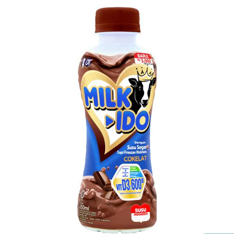 Jual Milk-Ido Susu Rasa Cokelat 200ml (Karton) | Shopee Indonesia