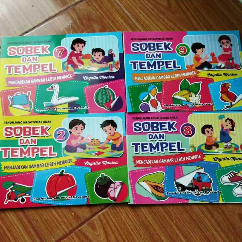 Jual Buku Aktivitas Sobek dan Tempel Gambar Untuk TK dan Paud | Shopee ...