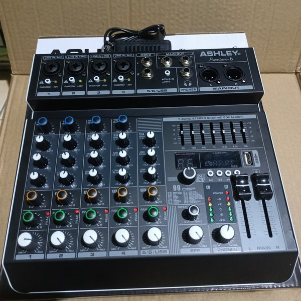 Jual MIXER AUDIO ASHLEY PREMIUM 6 HARGA SPESIAL PROMO | Shopee Indonesia