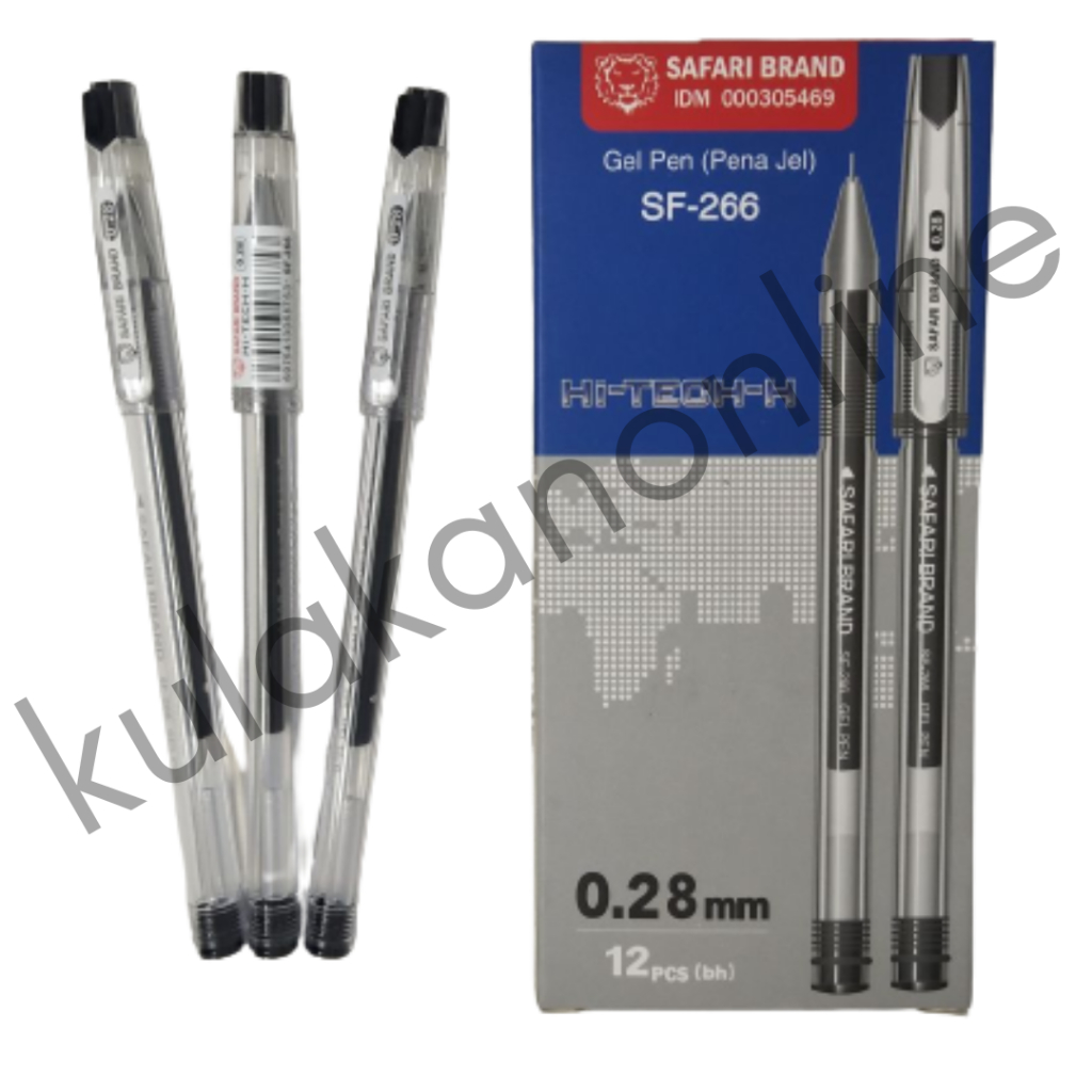 Jual Pulpen Hi-Tech Safari 0.28mm / Gel pen Hi-tech-H Safari Brand SF ...