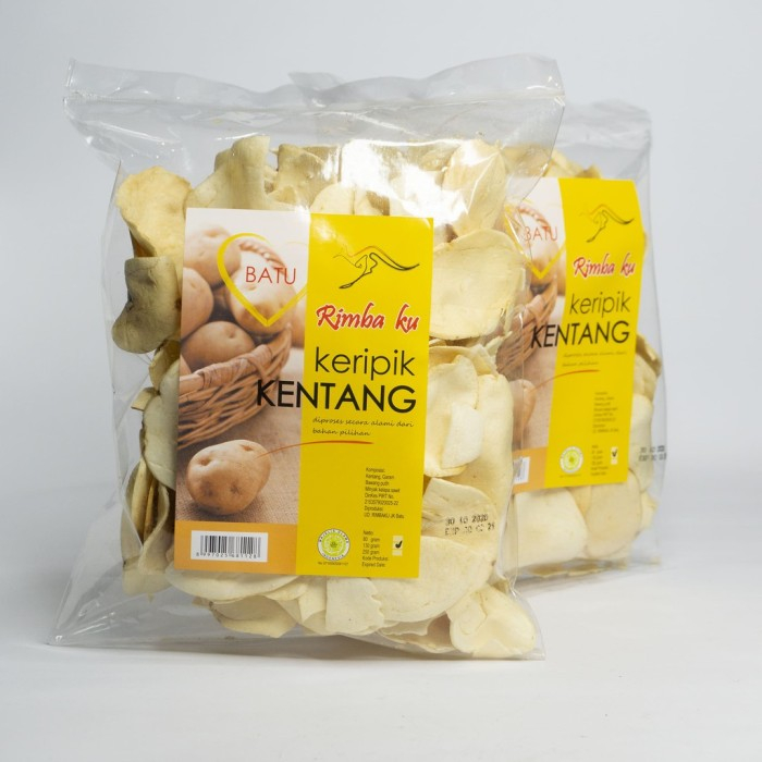 Jual Rimbaku Keripik Kentang Batu 80Gr | Shopee Indonesia