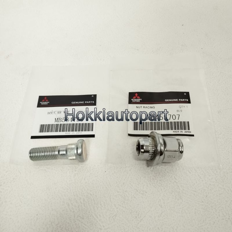 Jual Baut Roda + Mur Racing Triton Pajero Sport Outlander Original ...