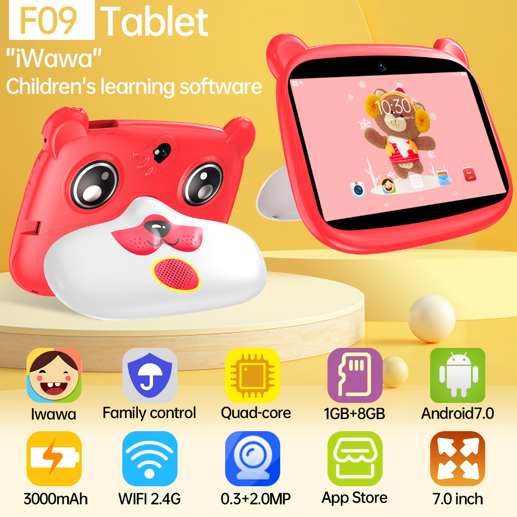 Jual 【Bisa COD】Kids Tablet Anak Tablet Android Tab Study Tab Touch ...