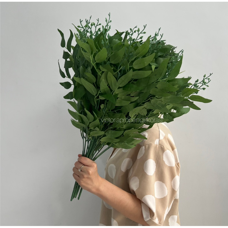 Jual Daun Artificial Dekorasi Willow Artificial Eucalyptus Bunga ...