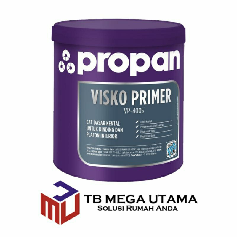 Jual Propan Visko Primer VP-4005 21 Kg | Cat Dasar Tembok Interior ...