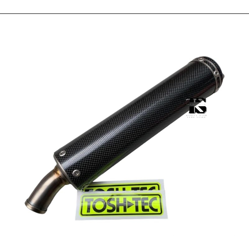Jual Knalpot Toshtec Carbon Titanium Silencer 2 Tak Toshtec Original ...
