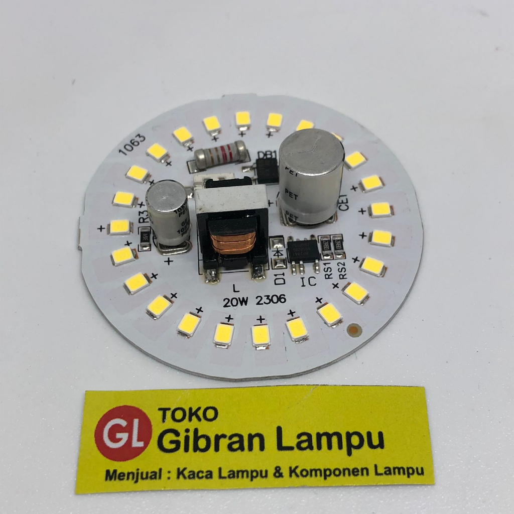 Jual PCB Mata Lampu LED AC Kode BM BO - DOB Mata LED AC All Watt ...