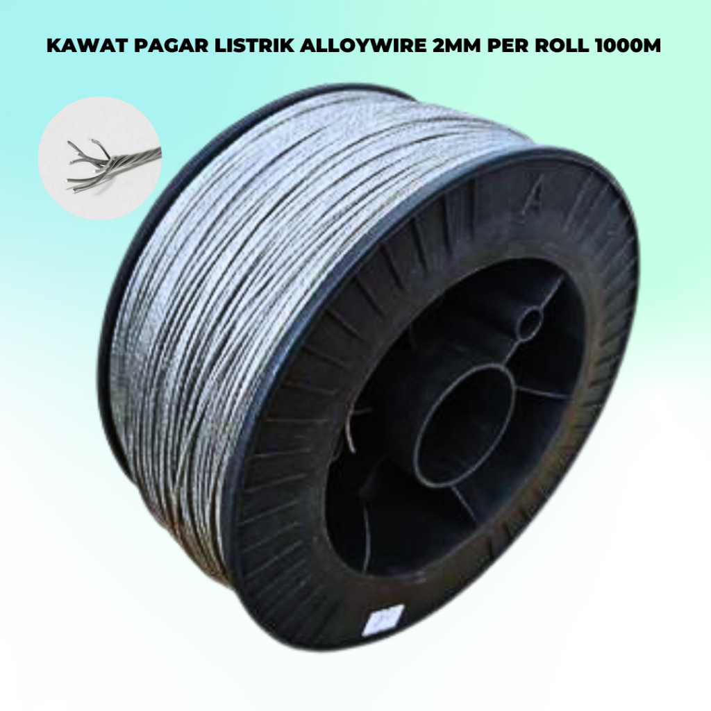 Jual Kawat Alumunium Alloy Wire Per Roll 1000M Kabel Kawat Pagar ...