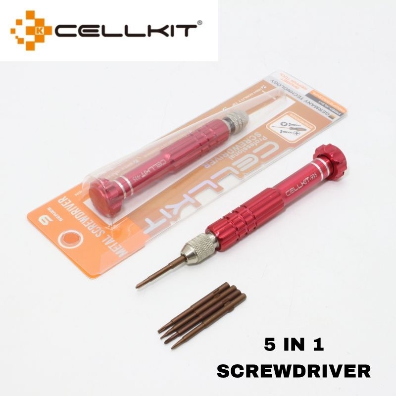 Jual Obeng Magnetik Set (5 in 1) Original Cellkit 935 German Quality | Shopee Indonesia
