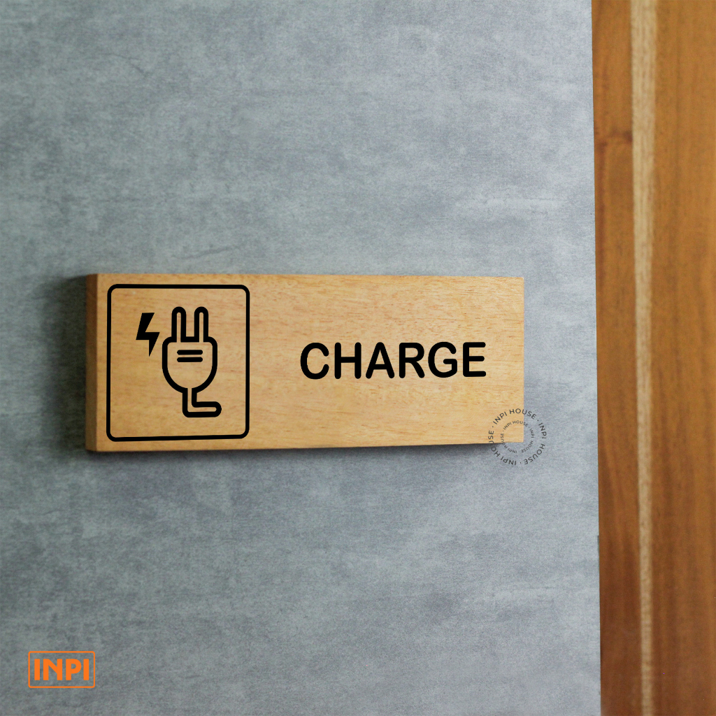 Jual charge port signage - papan penanda charging port - wall sign ...