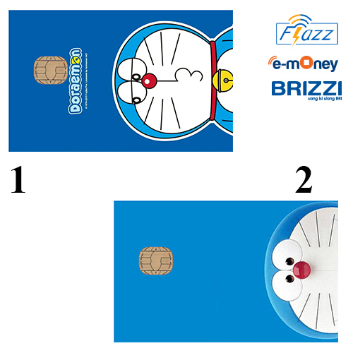 Jual CUSTOM KARTU FLAZZ BCA GENERASI 2 ATAU EMONEY/SALDO 0 - DORAEMON ...