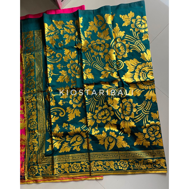Jual Kain kamen Prada Motif Bun Tari Legong Kraton / Condong Kamen Tari ...