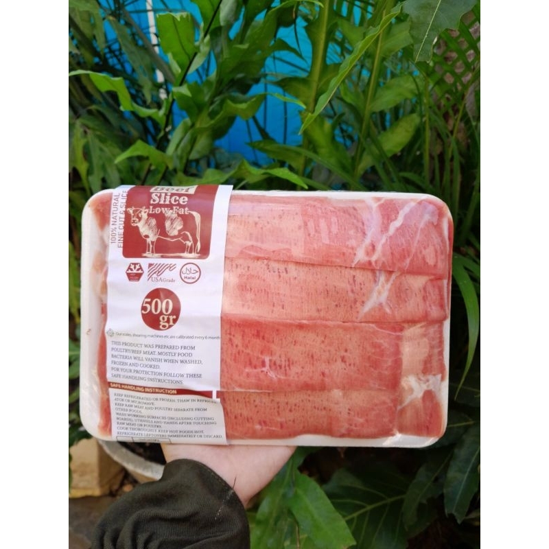 Jual BEEF SLICE SIRLOIN LOW FAT - 500GR | Shopee Indonesia