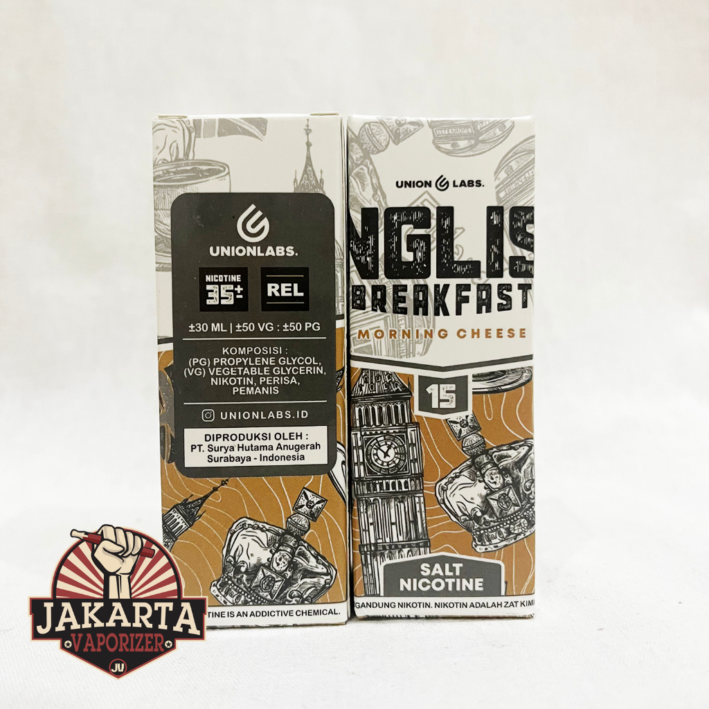 Jual [SALT] ENGLISH BREAKFAST V4 MORNING CHEESE 30ML 15MG 35MG BY ...