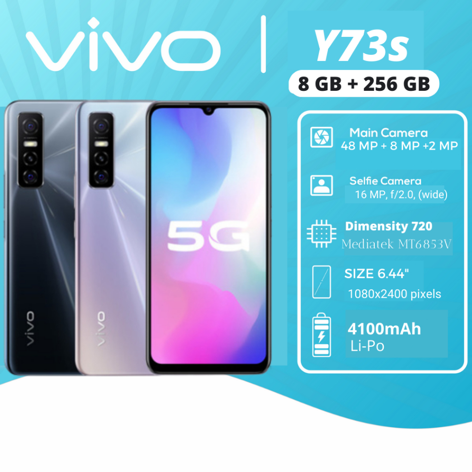 Jual HP VIVO Y73s RAM 8/256GB 5G Smartphone Android GARANSI | Shopee Indonesia