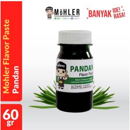Jual Perisa Pasta Pandan Mohler 60 Gram / Perista Makanan Minuman Rasa ...