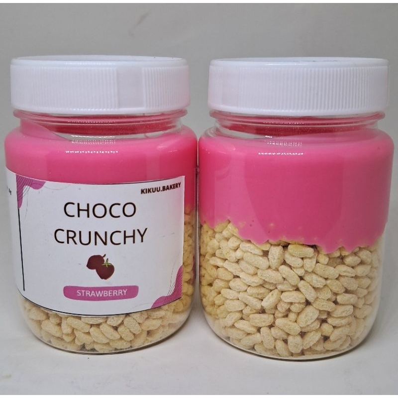 Jual Choco crunchy rice crispy jar coklat strawberry / choco viral ...