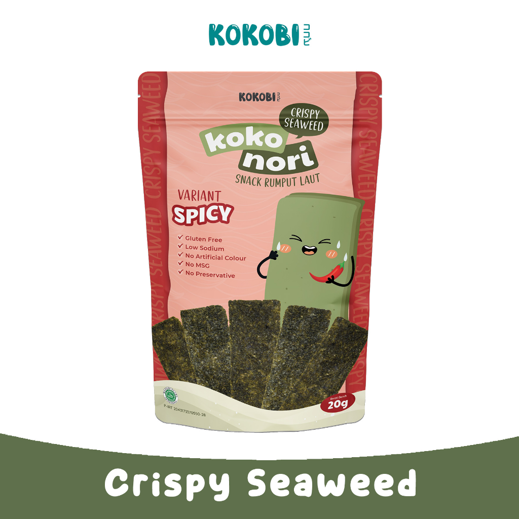 Jual KOKOBI Koko Nori Crispy Seaweed Snack Spicy | Shopee Indonesia Jual KOKOBI Koko Nori Crispy Seaweed Snack Spicy | Shopee Indonesia