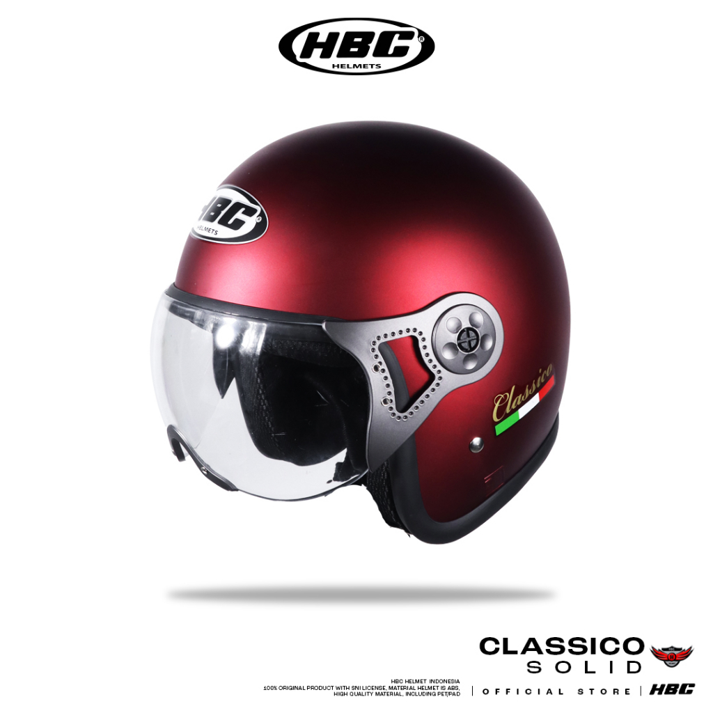 Jual HBC Helm Classico Solid | Shopee Indonesia