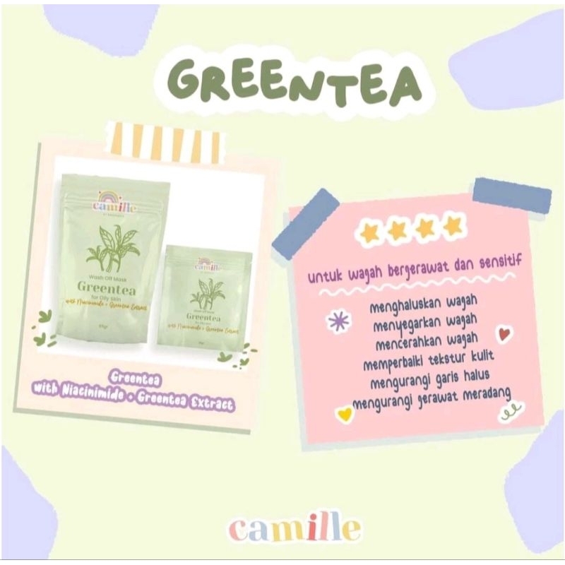 Jual Masker camille wash off mask 100% original | Shopee Indonesia