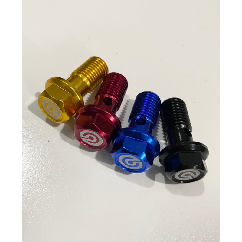 Jual Baut Kaliper baut banjo baut master rem drat kasar full CNC universall | Shopee Indonesia