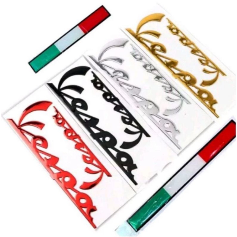Jual Emblem stiker tulisan vespa buat vespa modern Uwinfly T3 dan ...