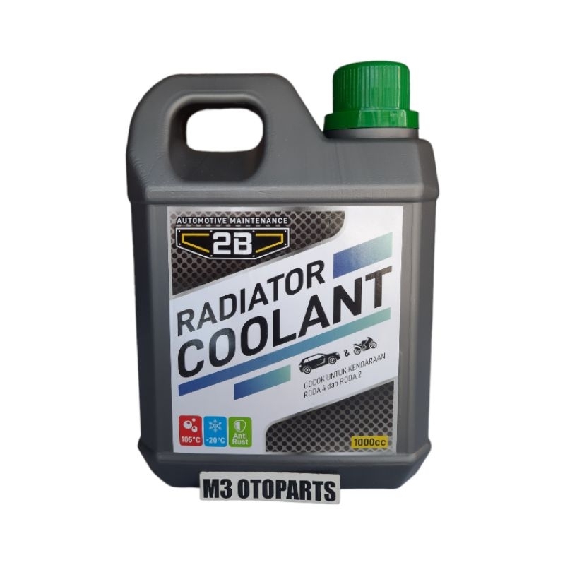 Jual 2B Coolant Air Radiator | 1 Liter Hijau - Air Radiator Motor ...