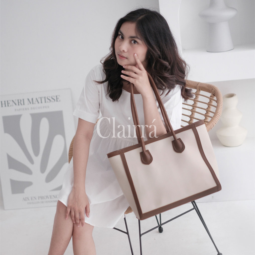 Jual Fio Totebag | Tas Bahu | Totebag Korea Kulit Elegan Korea Murah TGIF Project | Shopee Indonesia