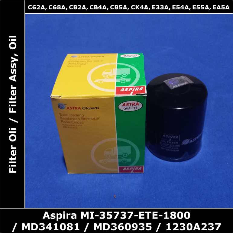 Jual Filter Oli Mitsubishi Lancer LeDanGan / EVO 3 GLX 1500 cc CB2A CB2 ...