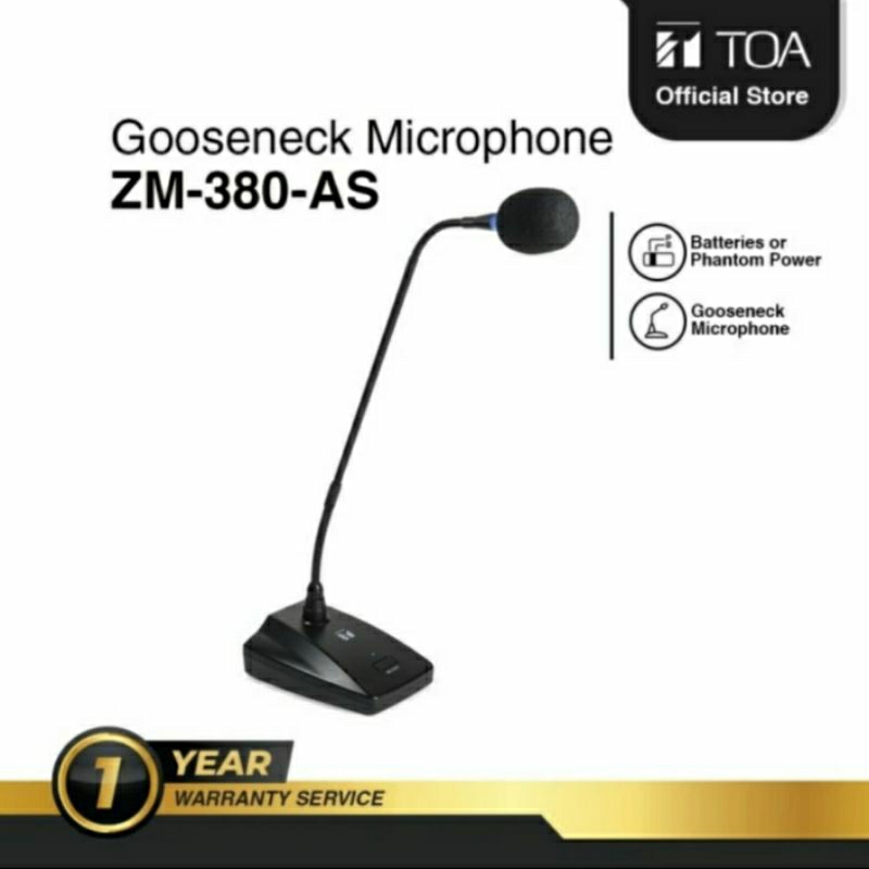 Jual mic meja toa zm 380 as original mic conference toa mikrofon rapat | Shopee Indonesia