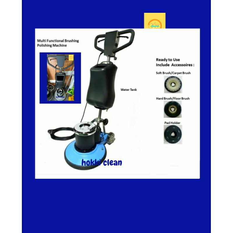 Jual Mesin Polisher lantai JPT 17 Inch / Mesin polisher handle ...