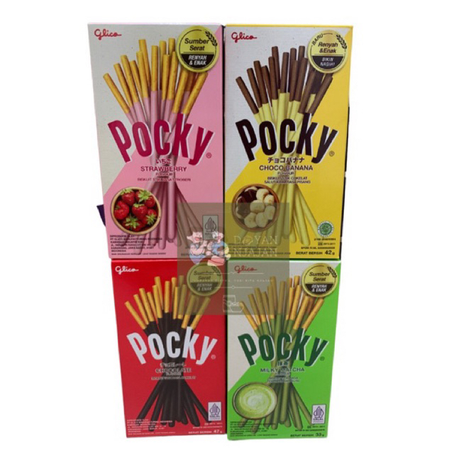 Jual POCKY BISKUIT STIK / POCKY COKELAT / POCKY CHOCO BANANA / POCKY ...