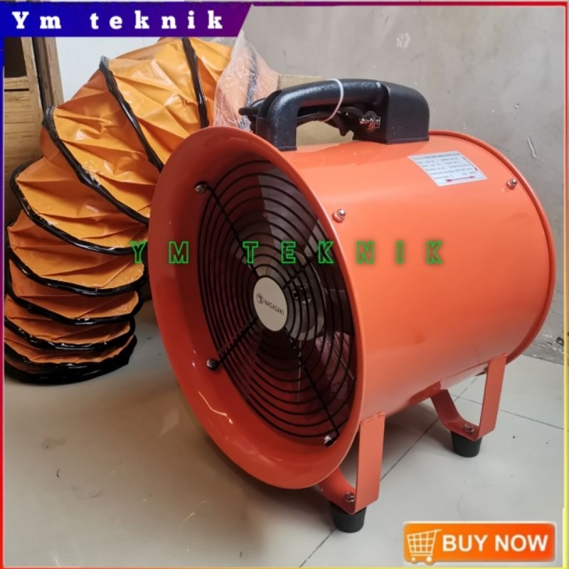 Jual Blower Portable Ventilator 12 Inch Selang 5 Meter Fan Kipas Hisap | Shopee Indonesia