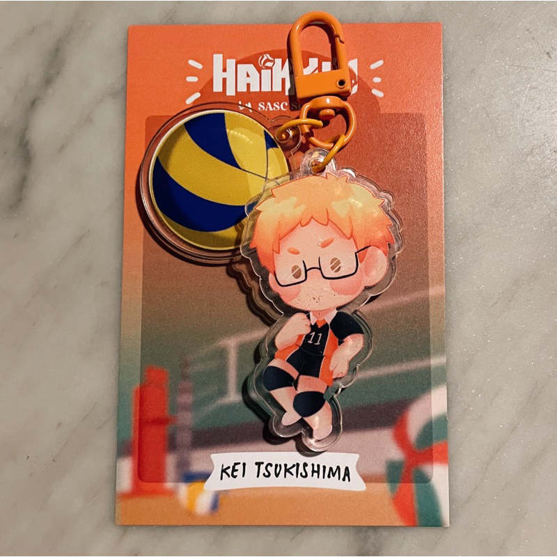 Jual HAIKYUU keychain | hinata, kei tsukishima, kageyama, yu nishinoya ...