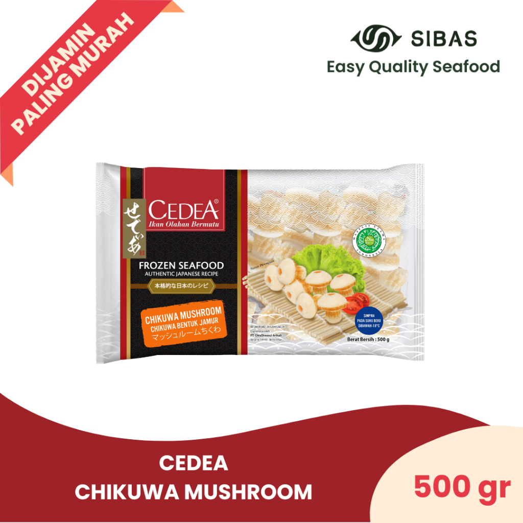 Jual CEDEA Chikuwa Mushroom 500gr | Cikuwa | Cikhuwa Khas Jepang ...