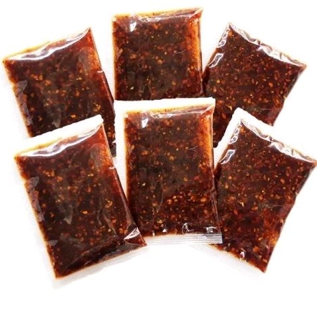 Jual CHILI OIL / MINYAK CABAI 5 SACHET FREE 1 SACHET ( HARGA UNTUK 1 ...