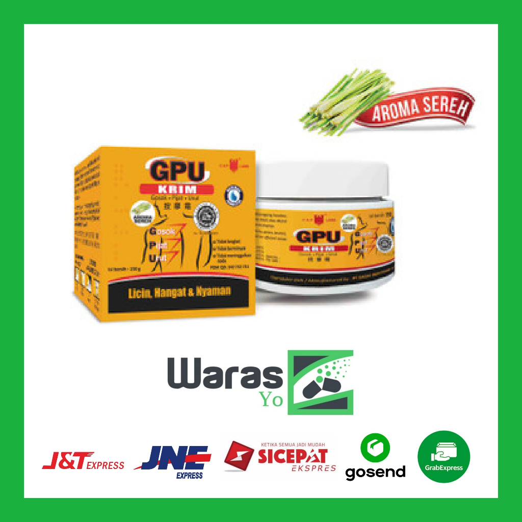 Jual [SW] Cap Lang Gpu Cream Minyak Sereh 250 gr / GPU KRIM SEREH 250 ...
