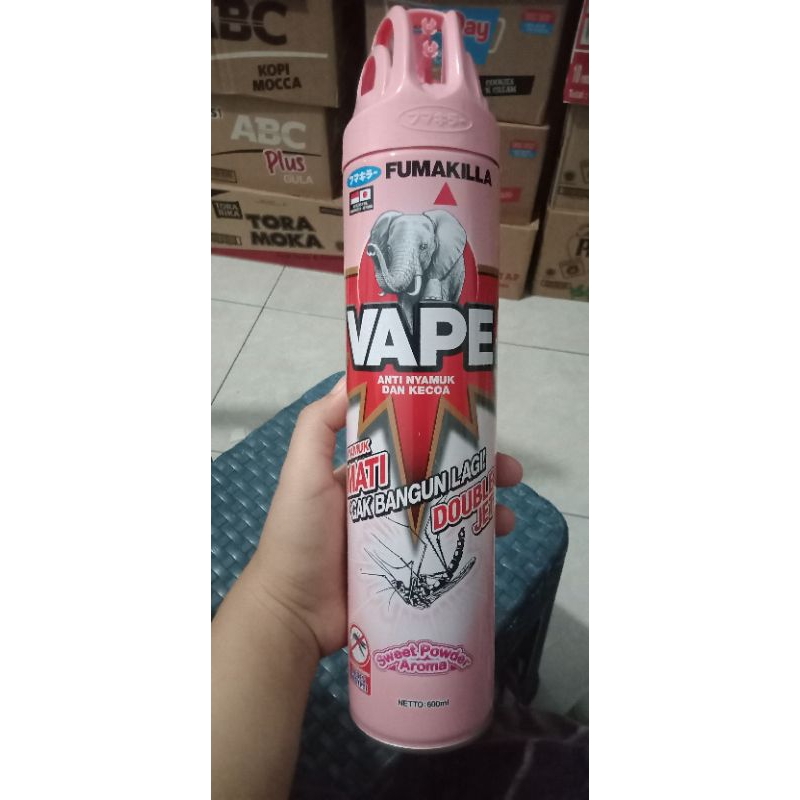 Jual Vape Anti Nyamuk Dan Kecoa Sweet Powder Aroma 600 ml | Shopee ...