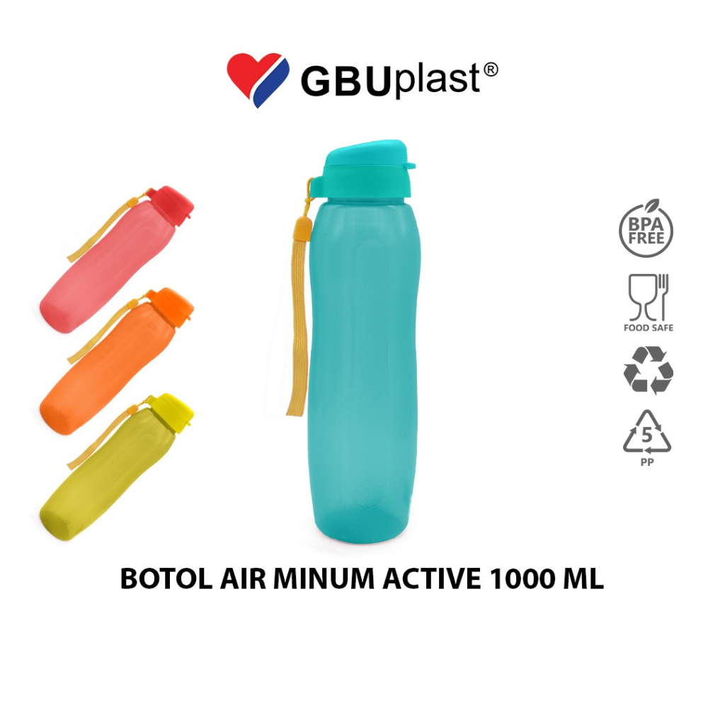Jual GBUplast Botol Minum BPA Free Active 1000ml Drink Bottle Tempat ...